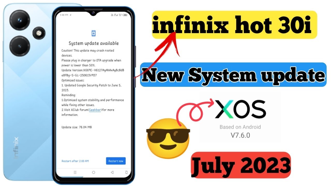 infinix hot 30i new system update 2023| infinix hot 30i new update ...
