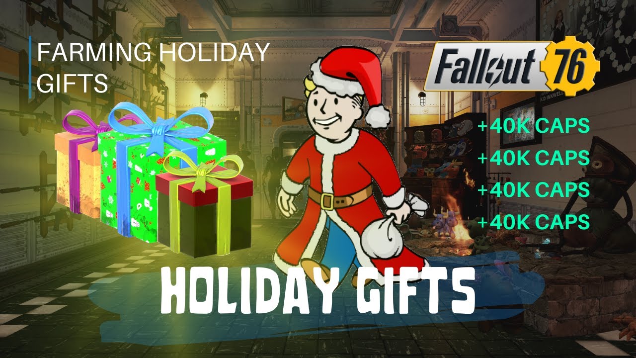 Opening Holiday Gifts Fallout 76 - YouTube