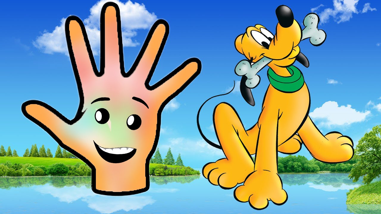 Animated Dogs Finger Family Nursery Rhymes For Children - YouTube