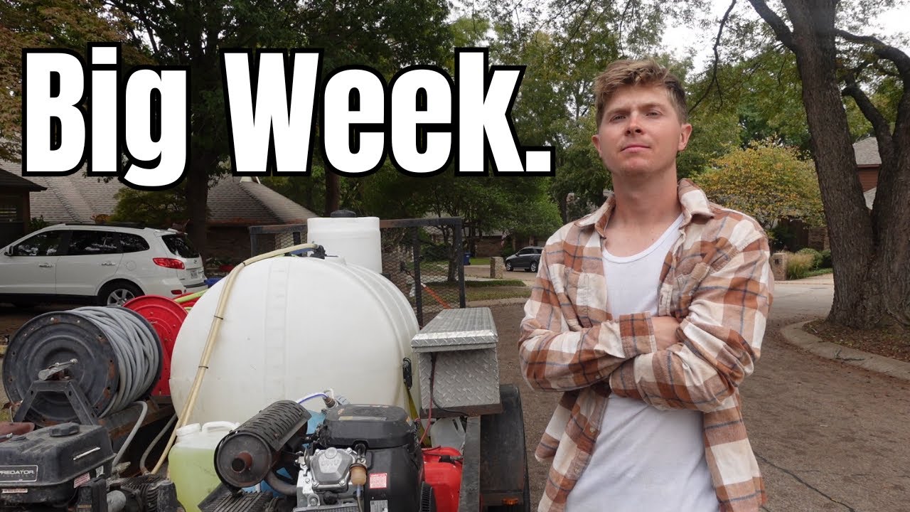 Day In My Pressure Washing & Christmas Light Business | 15k Week - YouTube