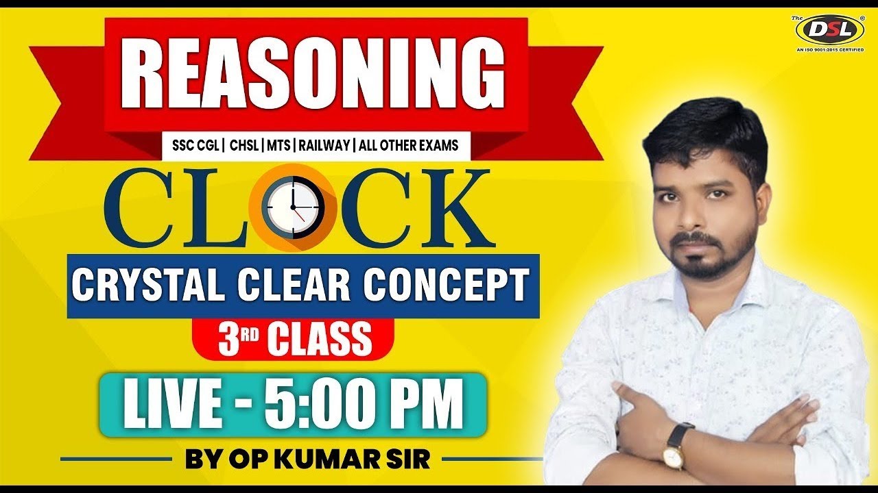 Clock | Part- 3 | Reasoning |SSC GD |Clock Short Trick with Concept By ...