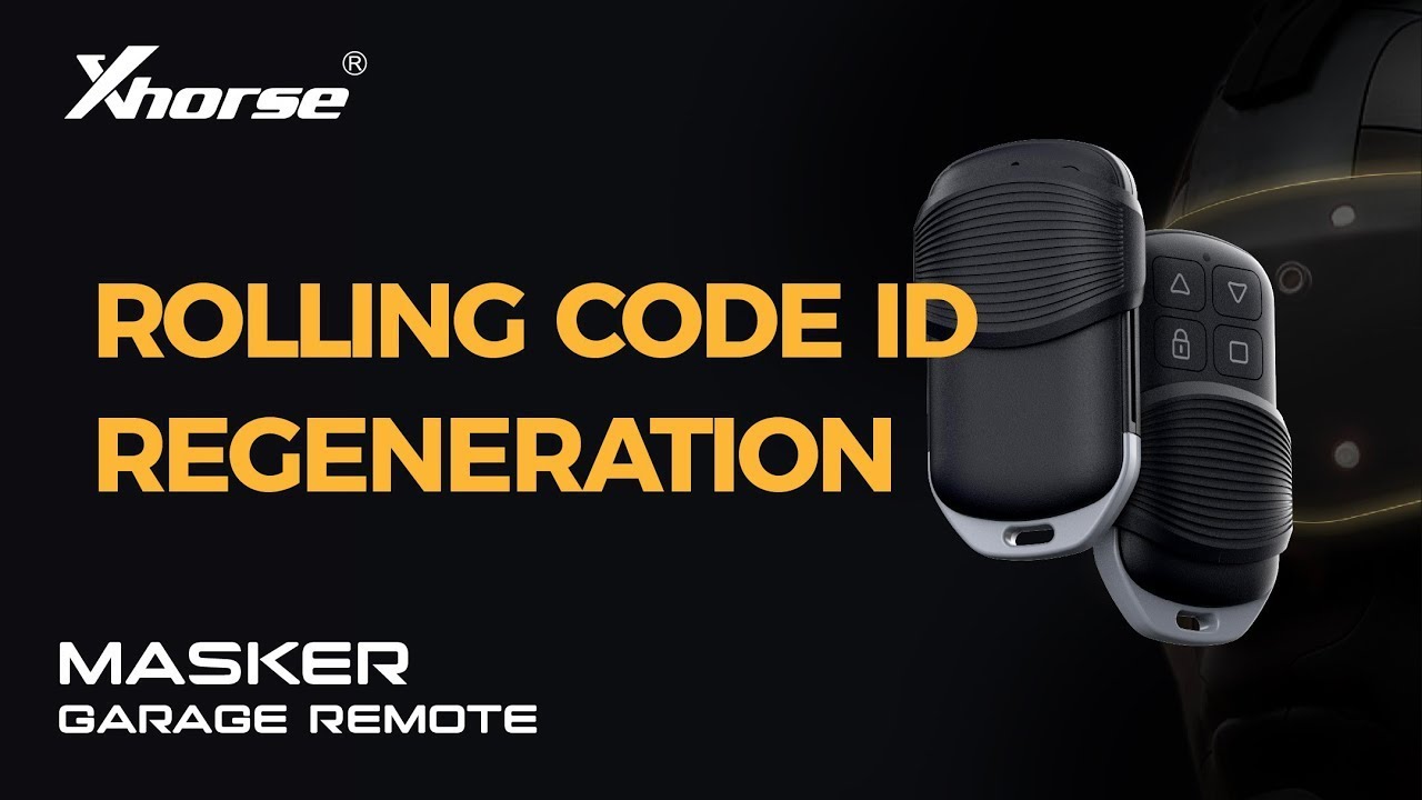 How to Regenerate Rolling Code ID with Xhorse Masker Garage Remote ...