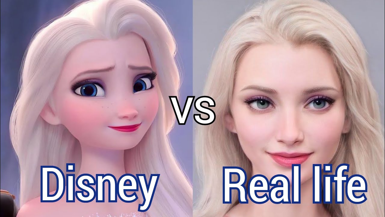Disney vs real life 😍🤗 Disney characters in real life #disney - YouTube