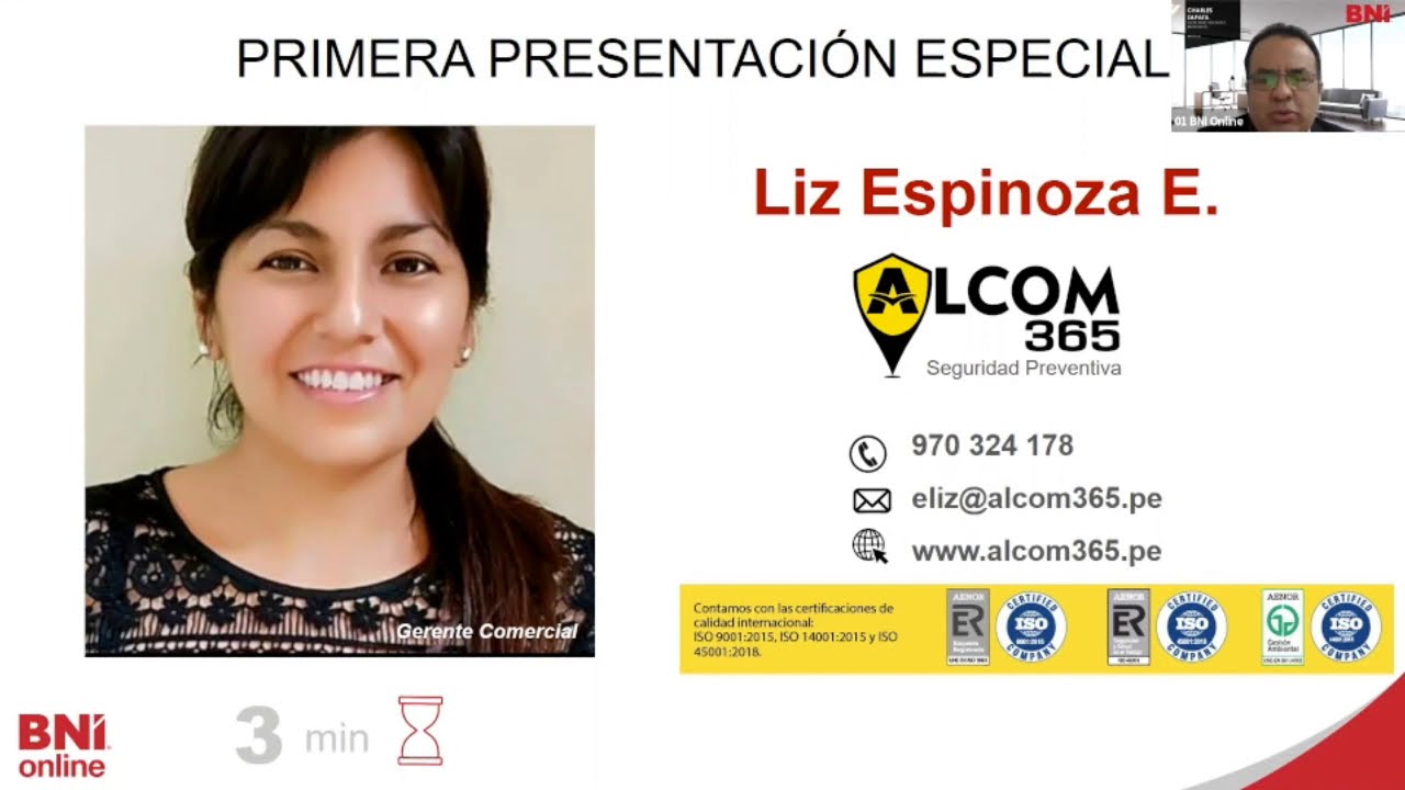 Presentación Especial Liz Espinoza - Alcom 365 - YouTube