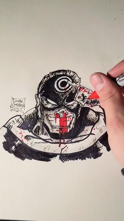 #marvel #art #drawing #draw #bullseye #daredevil #tiktok #youtube # ...