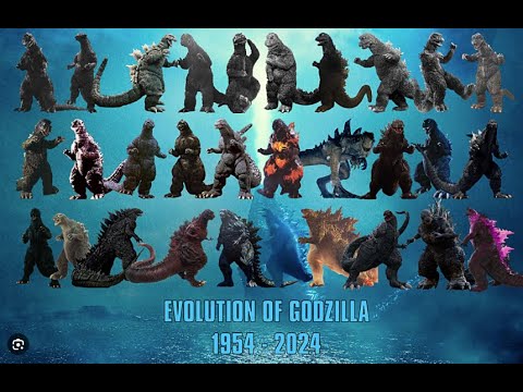 Godzilla Evolution In Movies (live action 1954-2024) - YouTube