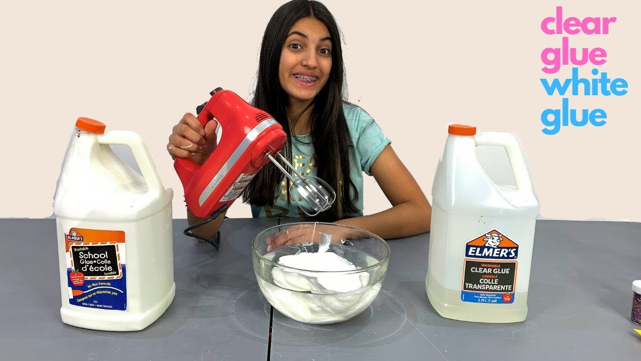 Making Slime With White Glue And Clear Glue Mixed YouTube making-slime-with-white-glue-and-clear-glue-mixed-youtube