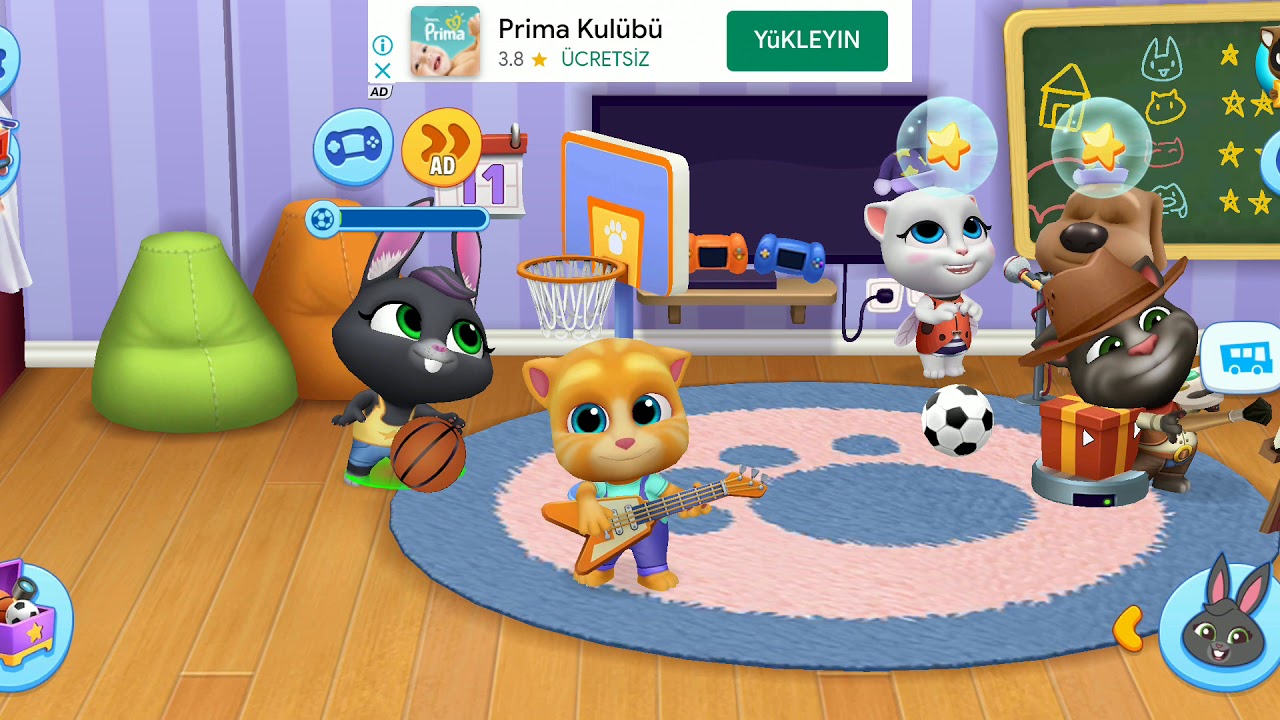 Talking Tom Friends | Happy Family Having Fun All Together | Talkin Tom ...