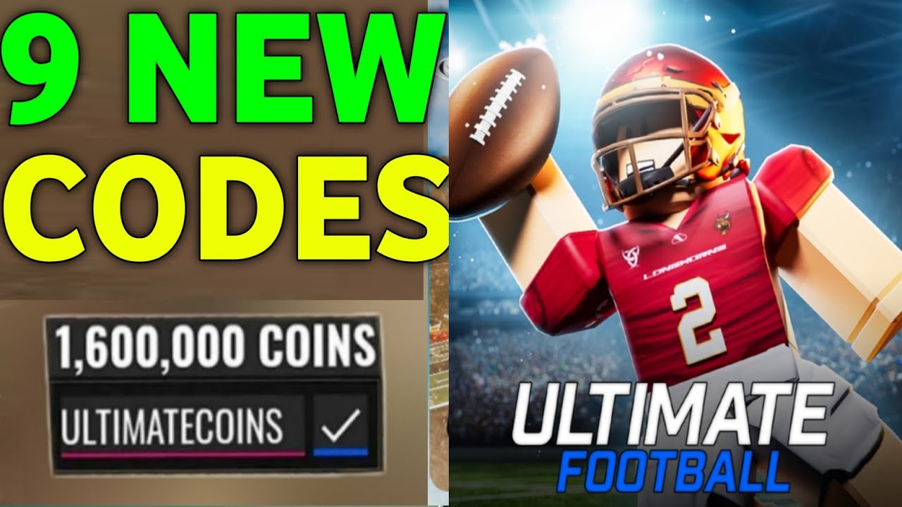🔥CODES⚠️ULTIMATE FOOTBALL CODES AUGUST 2024- ROBLOX ULTIMATE FOOTBALL ...