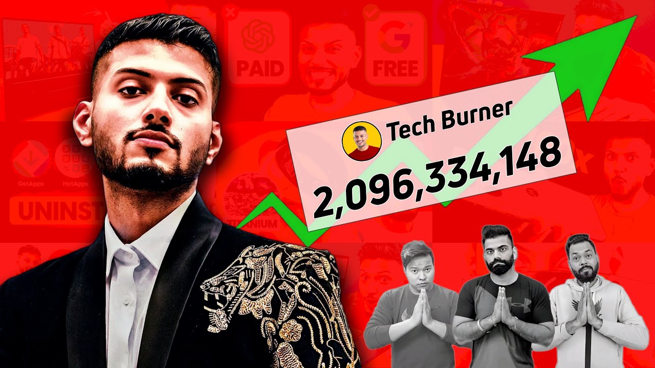 Tech Burner ने YouTube Algorithm HACK कर लिया? 🤯🚀 | How Tech Burner is BEATING Every YouTube ...
