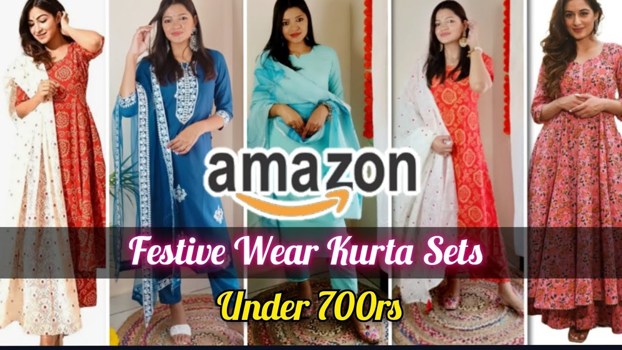 💥Amazon Festive Wear kurta Set Haul| Kurta set under "700" | Festive ...