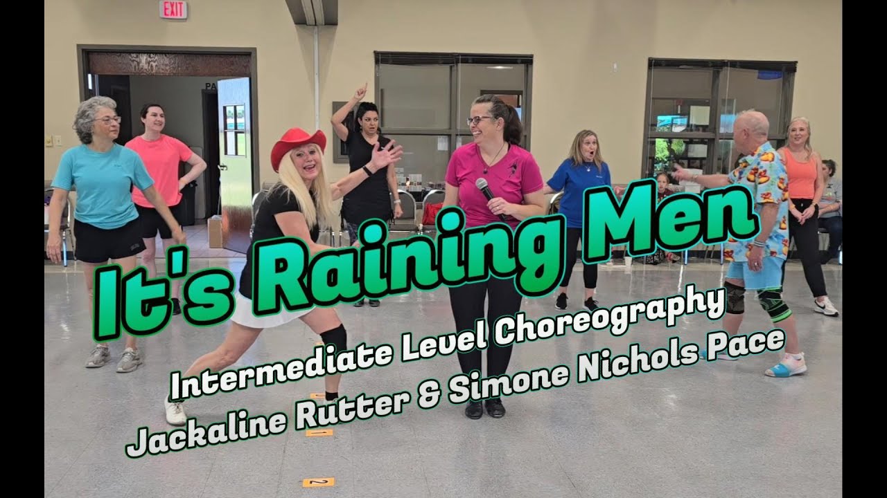 It's Raining Men - Intermediate Clogging Routine - YouTube