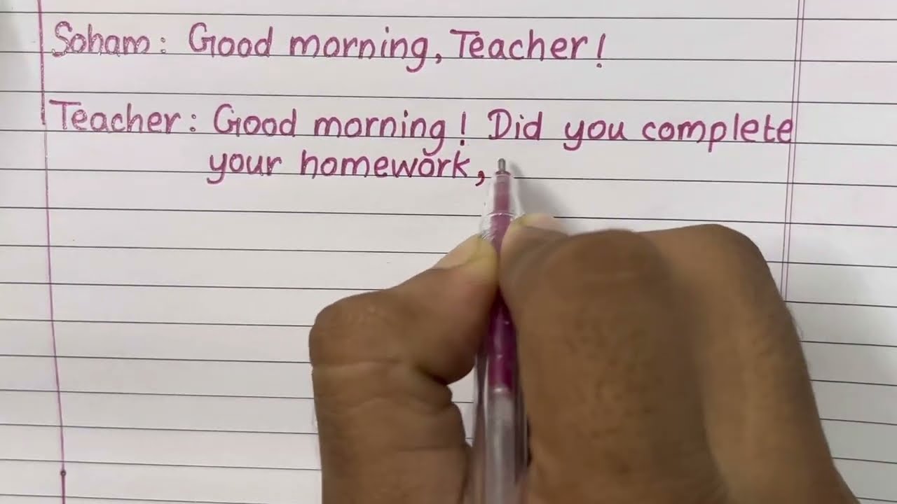 Dialogue Between Teacher and Student | Conversation between Teacher and ...