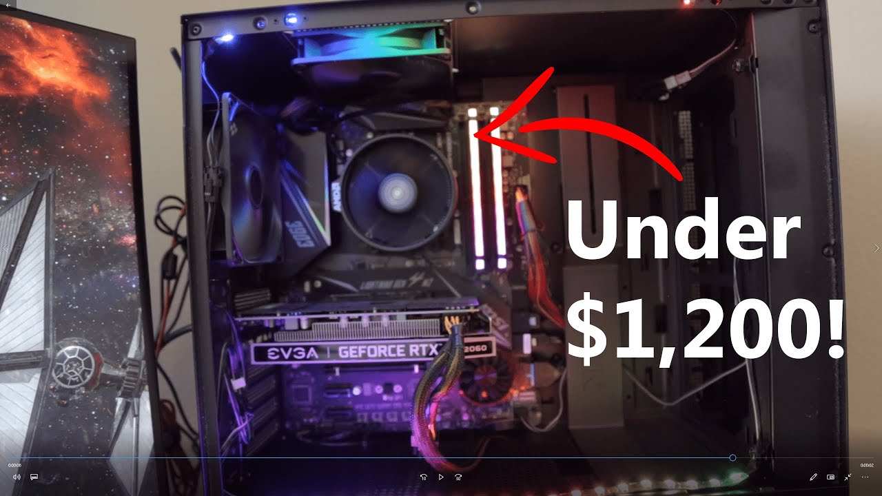 The Best Gaming PC Build Under $1,200 - YouTube