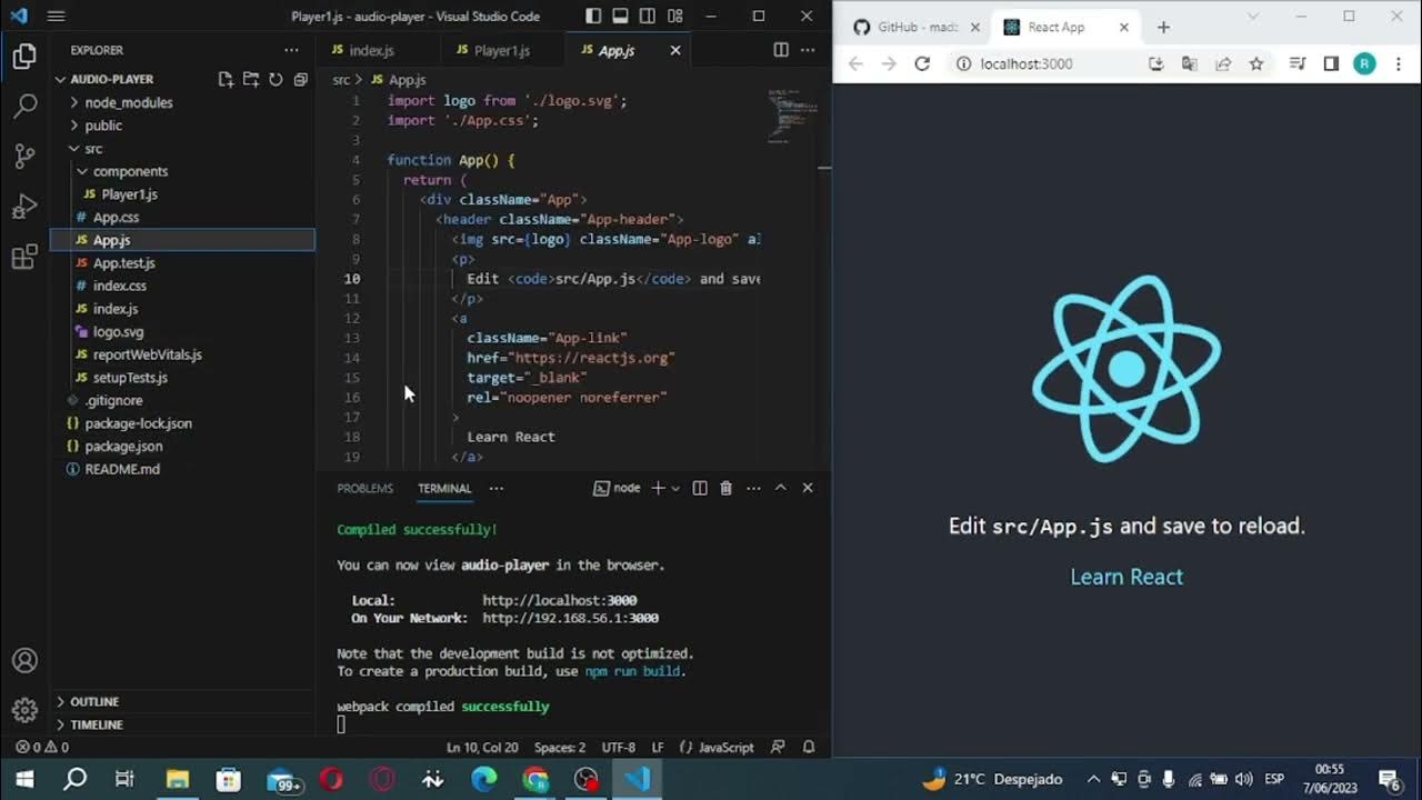 React - Audio player - Reproductor de audio ¡Fácil y rápido! - YouTube
