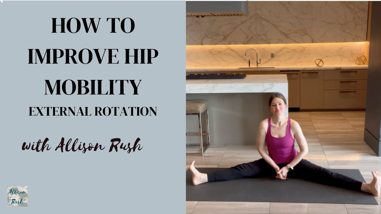 How to Improve Hip External Rotation - YouTube