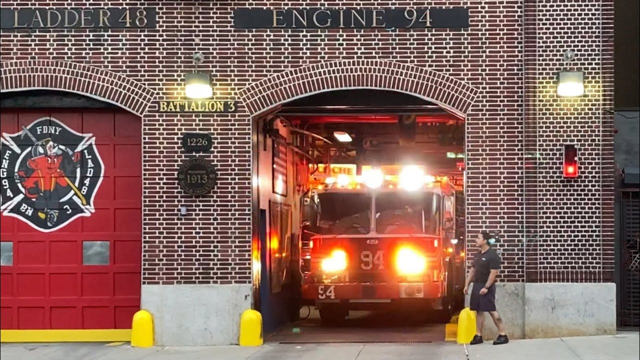 FDNY Engine 94 Responding - YouTube