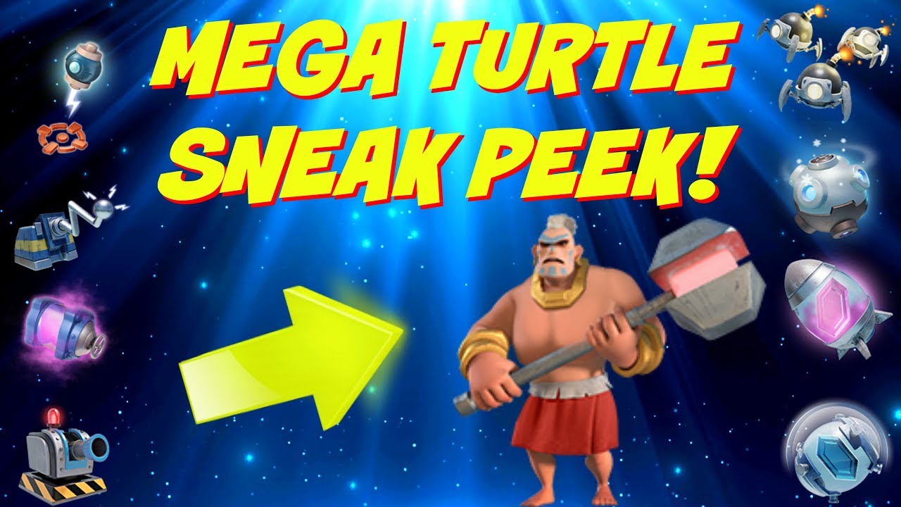 MEGA TURTLE SNEAK PEEK! :: NEW GUNBOAT ABILITIES! :: BOOM BEACH NEW ...