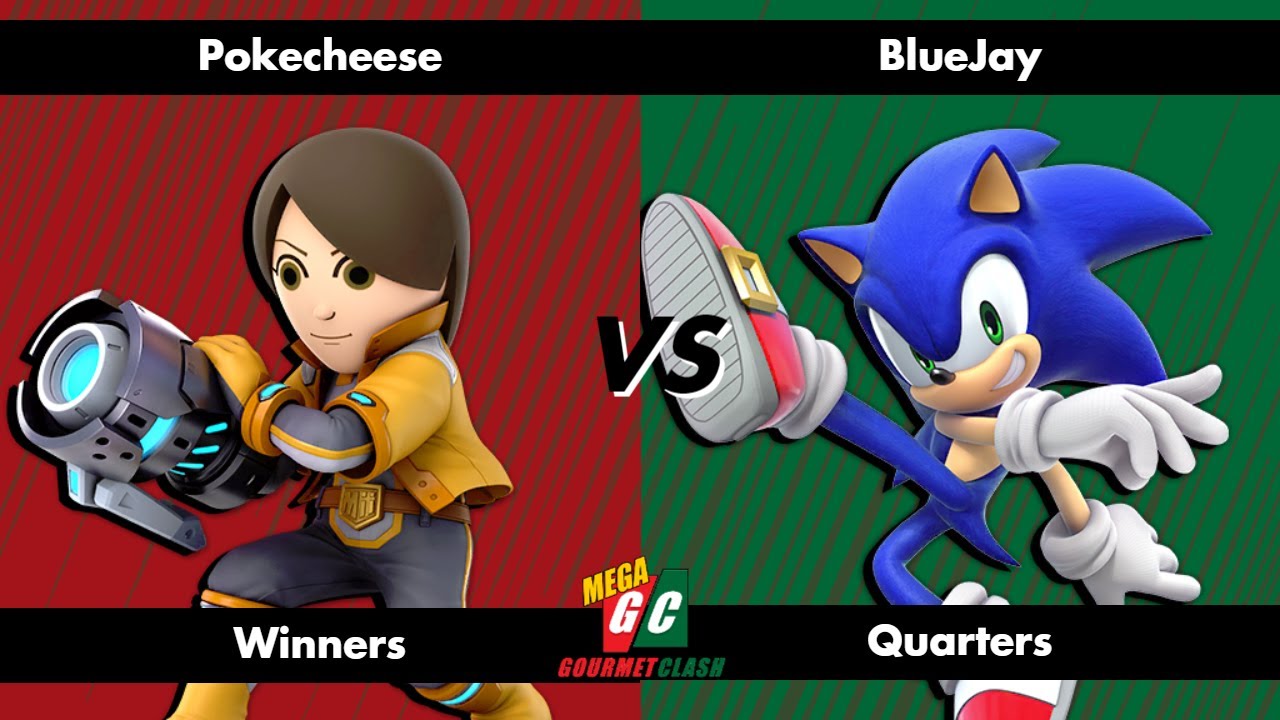 Mega Gourmet Clash #3 - Pokecheese (Mii Gunner) vs BlueJay (Sonic ...