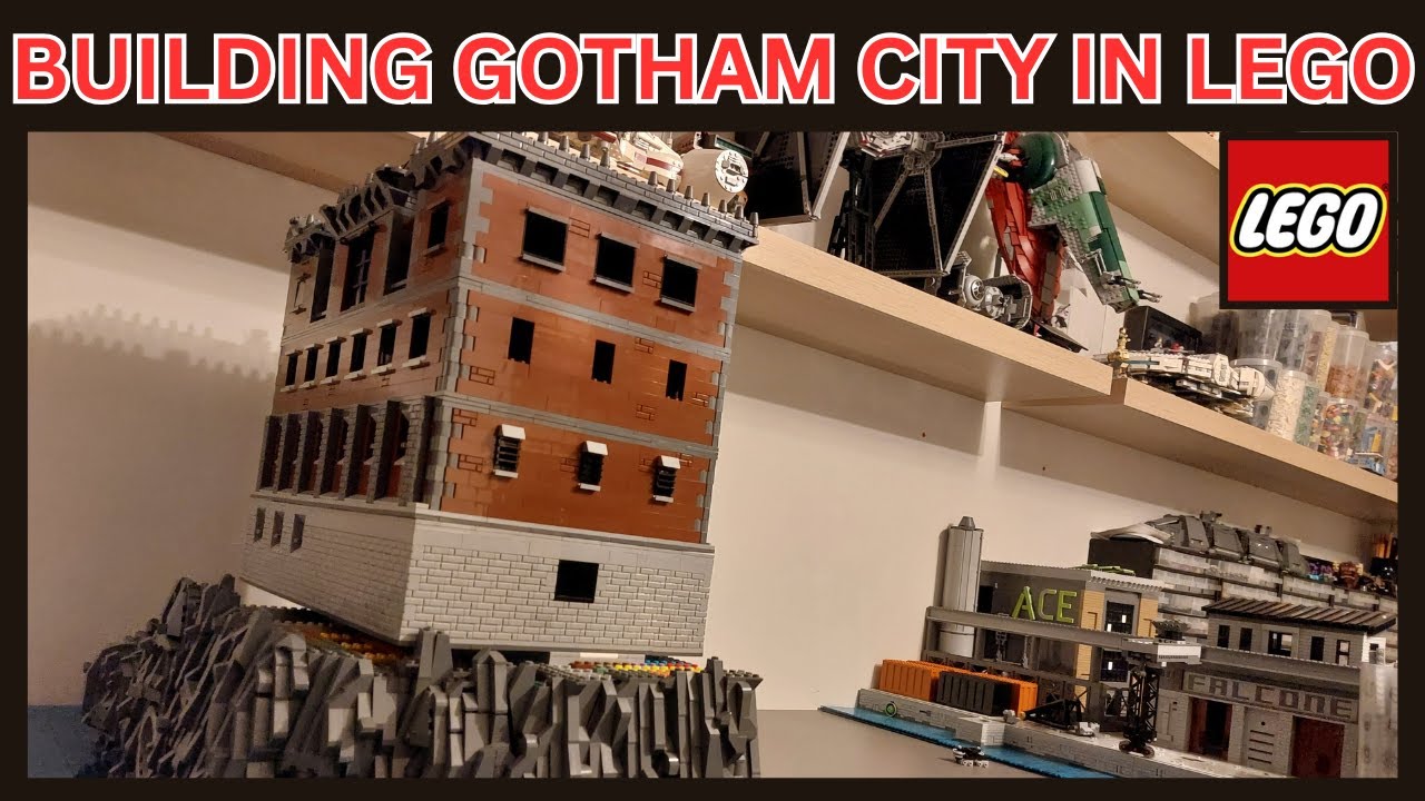 Building Gotham City in LEGO - Improving Arkham Island - YouTube