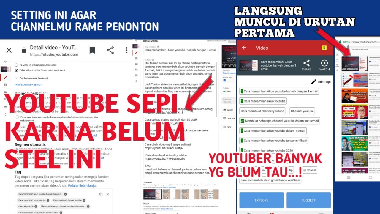 Cara agar Video Youtube banyak yang nonton - YouTube