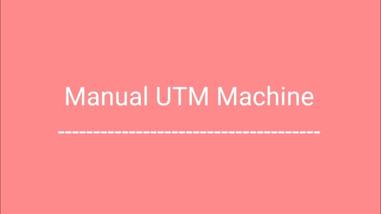 Manual UTM with graph | Tensile Strength - YouTube