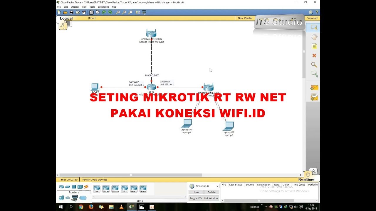 Membuat Jaringan RT RW Net Dengan Koneksi WIFI.ID - YouTube