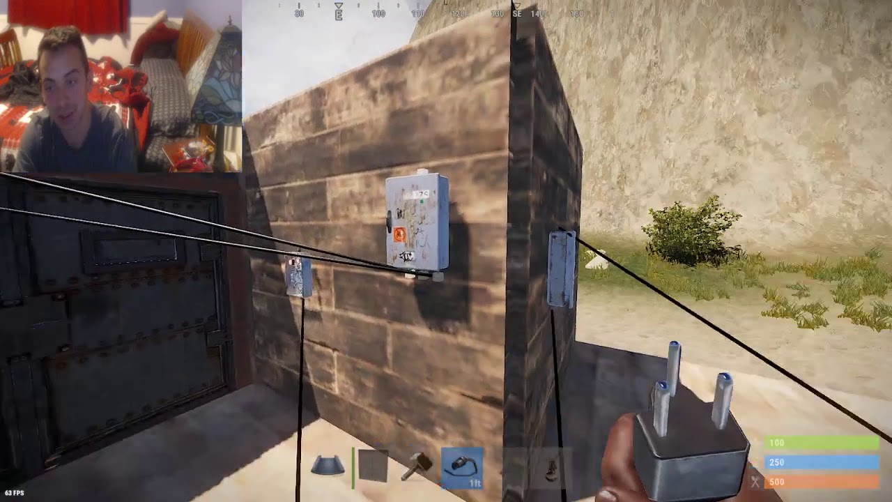 How to connect many doors to one HBHF Rust - YouTube