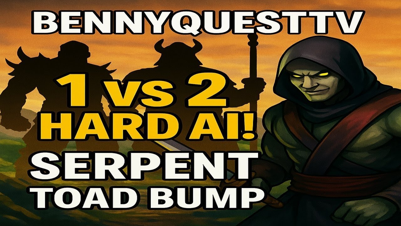 Battle Realms ZE - Toad Bumps - 1 vs 2 Soban Hard - Serpent - YouTube