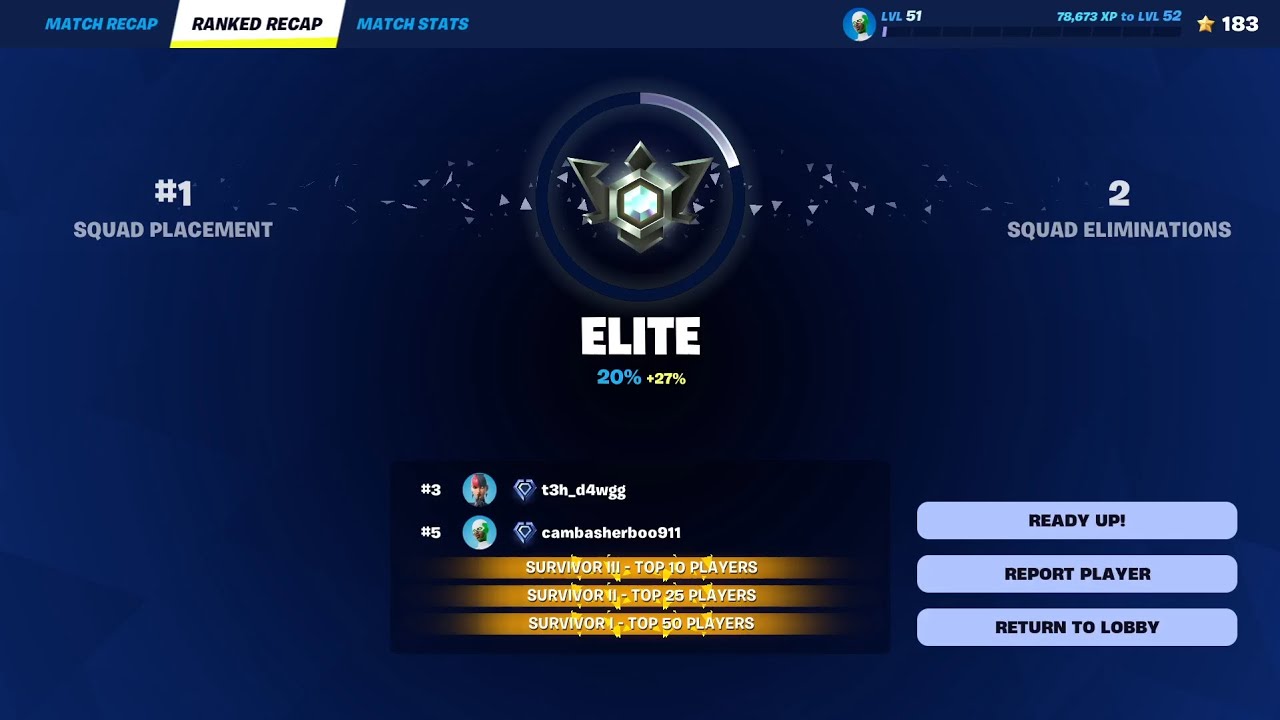 My Duos Game To Elite Rank In Fortnite - YouTube