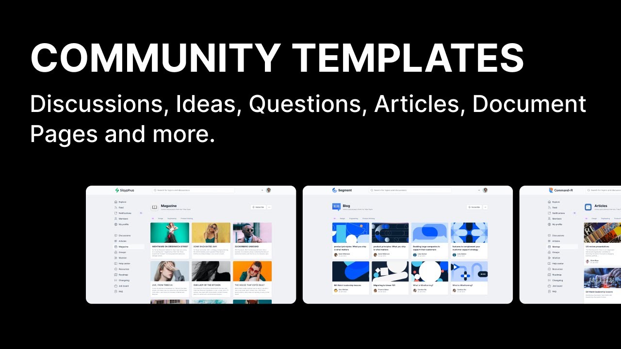 Introducing Bettermode community templates - YouTube