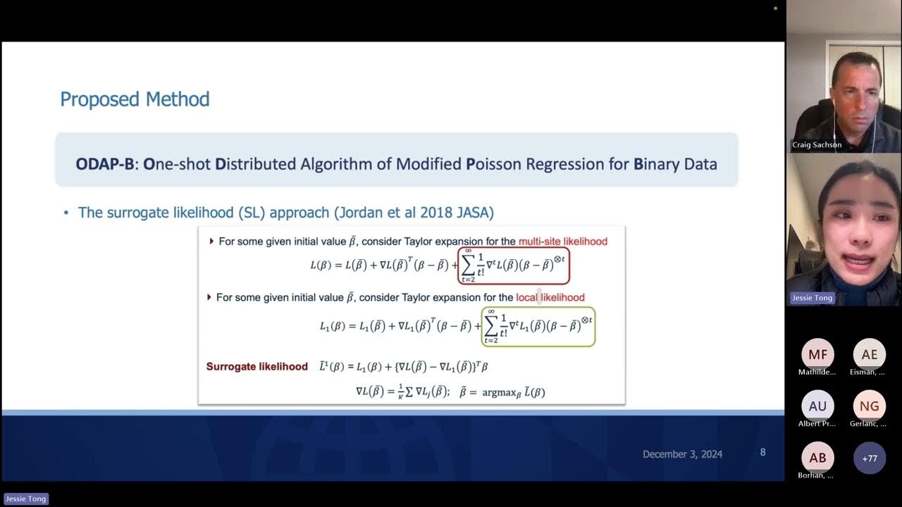 Advancing Interpretable Regression Analysis for Binary Data: A Novel Distributed ... (J Tong ...