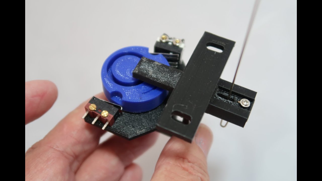 Printed Point Motor for model railways by Giles Favell - YouTube