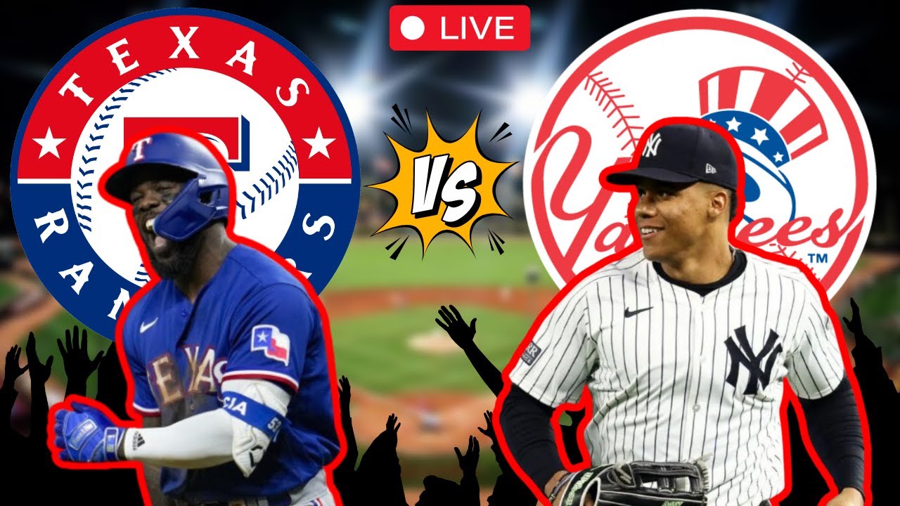 MLB EN VIVO: TEXAS RANGERS vs YANKEES de NUEVA YORK - Live ...