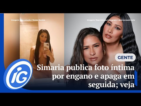 Simaria publica foto íntima por engano e apaga em seguida; veja
