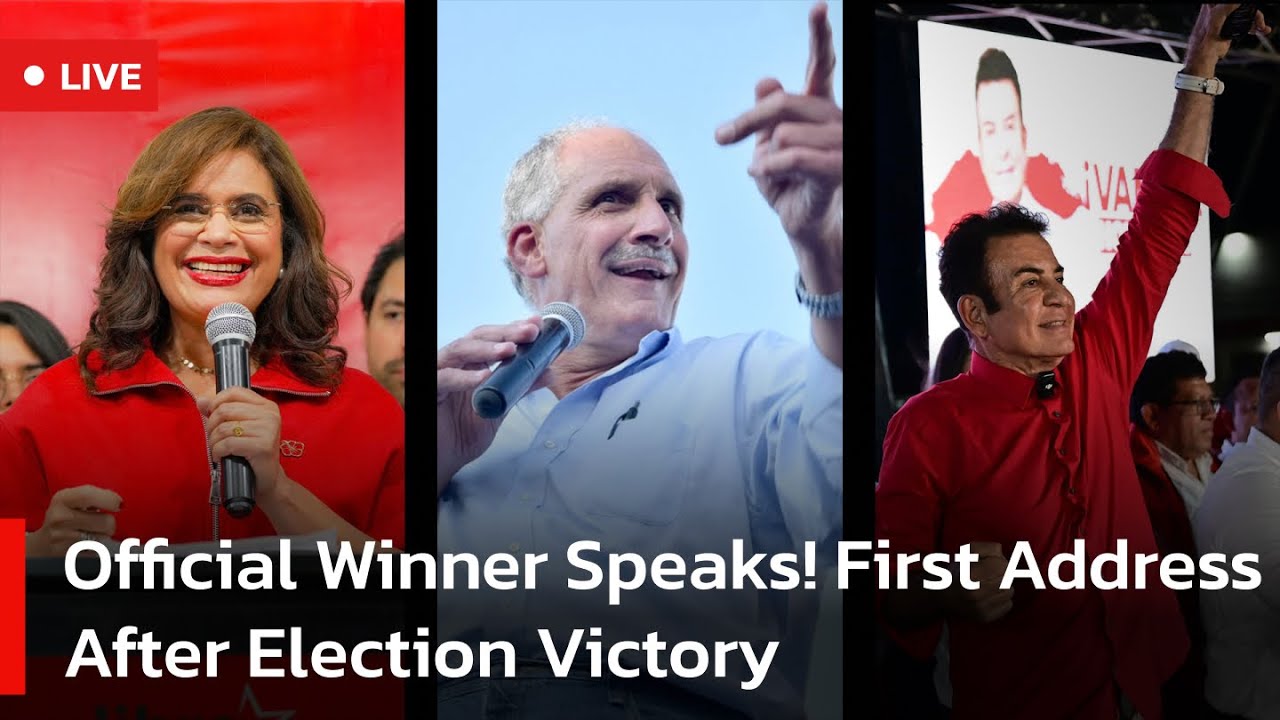 🔴LIVE: Newly Elected President Addresses Supporters After Historic Win ...