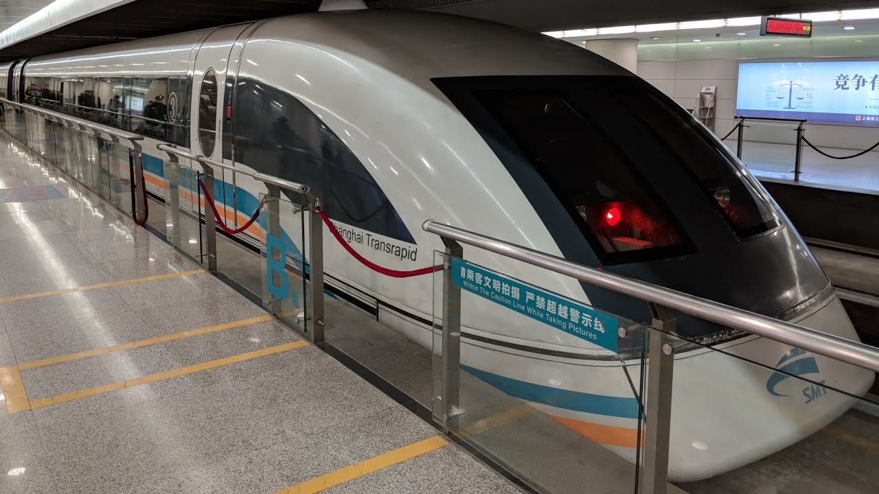 Maglev! - Longyang Road to Pudong Airport Shanghai China - YouTube