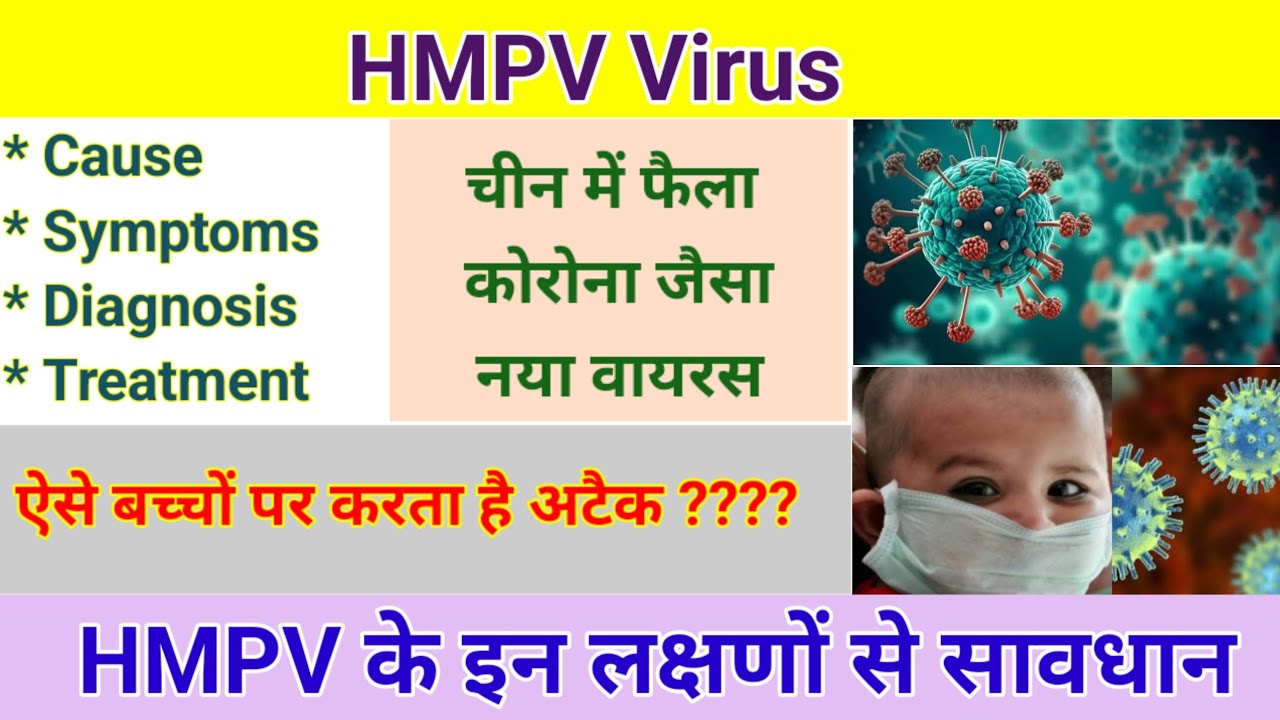 What is HMPV # Human metapneumovirus # Cause # symptoms # Transmission ...