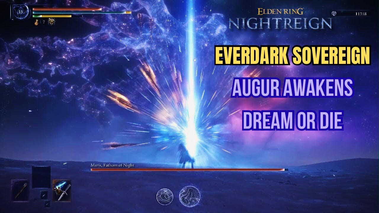 Augur Boss Fight | Everdark Sovereign (Hard Mode Co-op) | Elden Ring ...