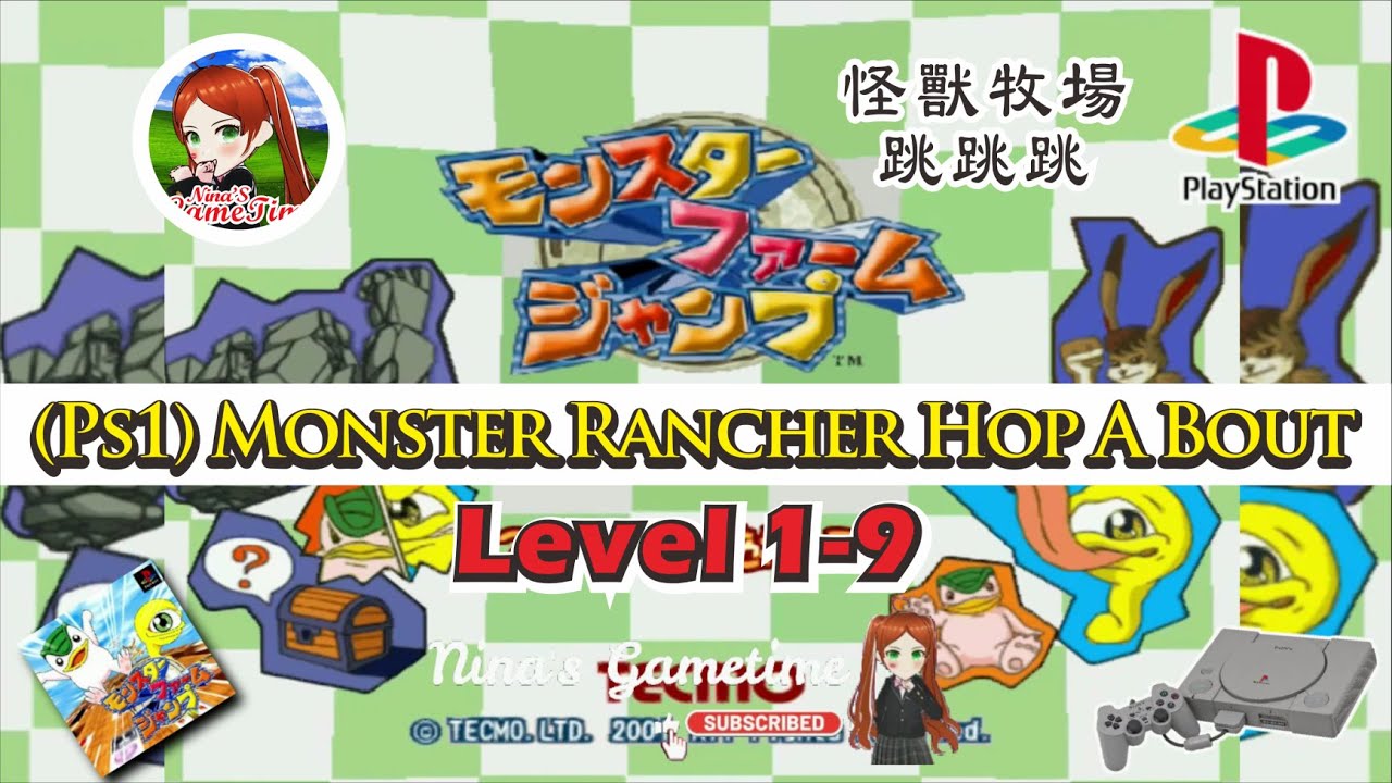Monster Rancher Hop A Bout ( Stage 1-9 ) PlayStation 1 Funny & Relaxing ...