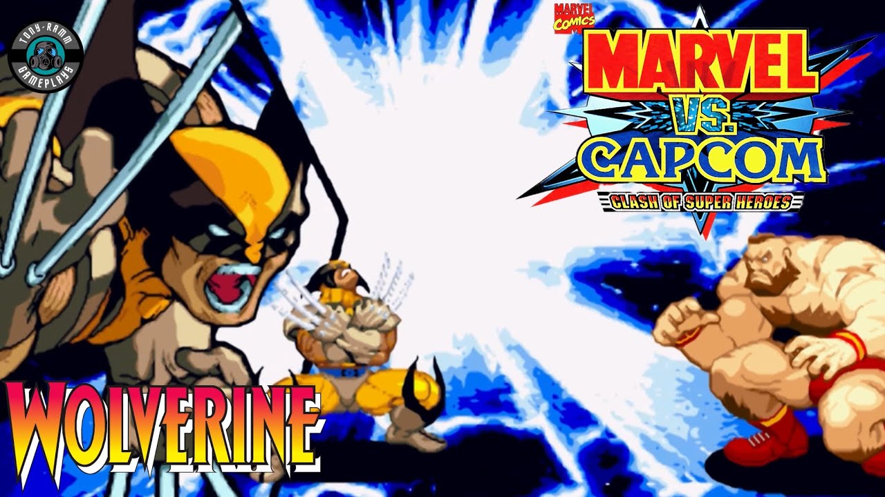 Marvel vs Capcom (PS1) - Gameplay con Wolverine - PSX - YouTube