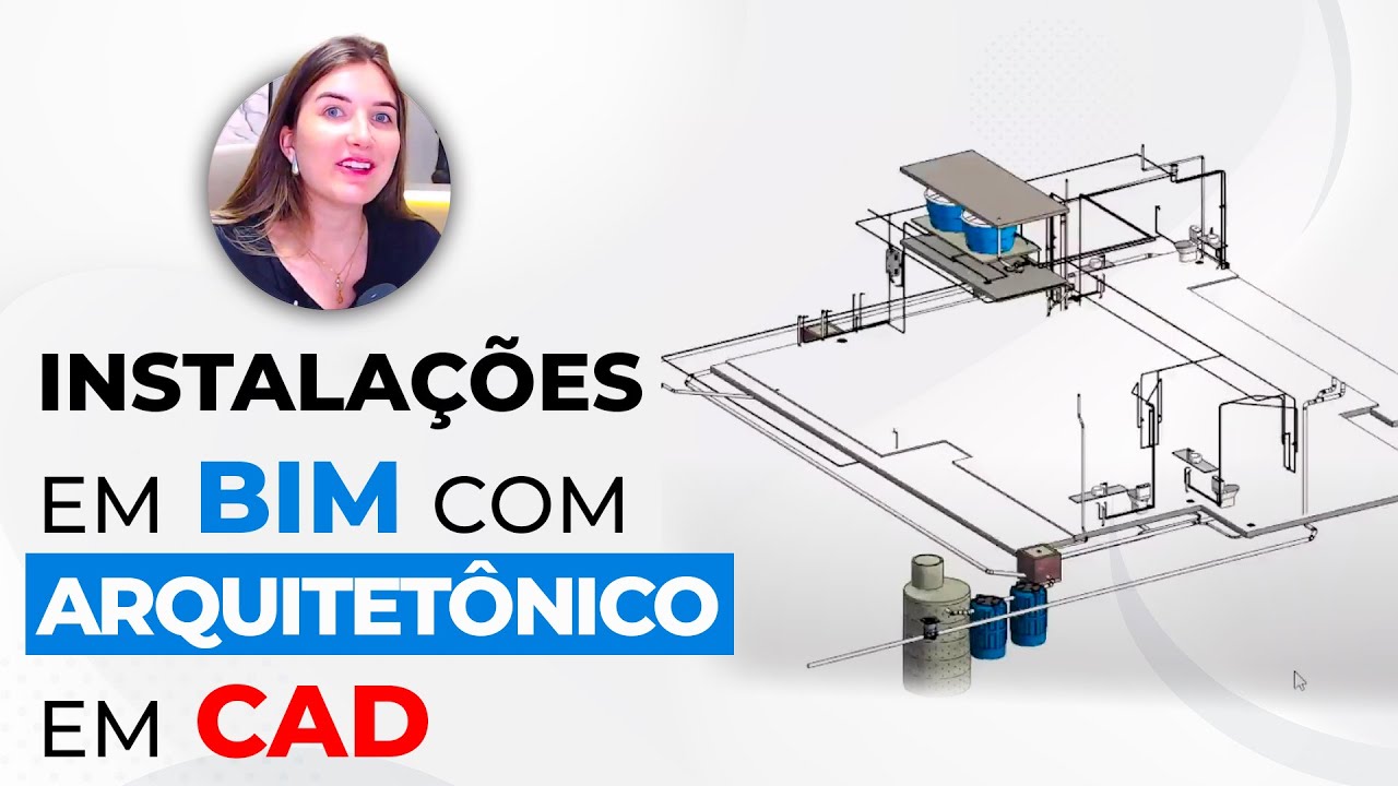 Instalações em BIM com Arquitetônico em CAD - YouTube