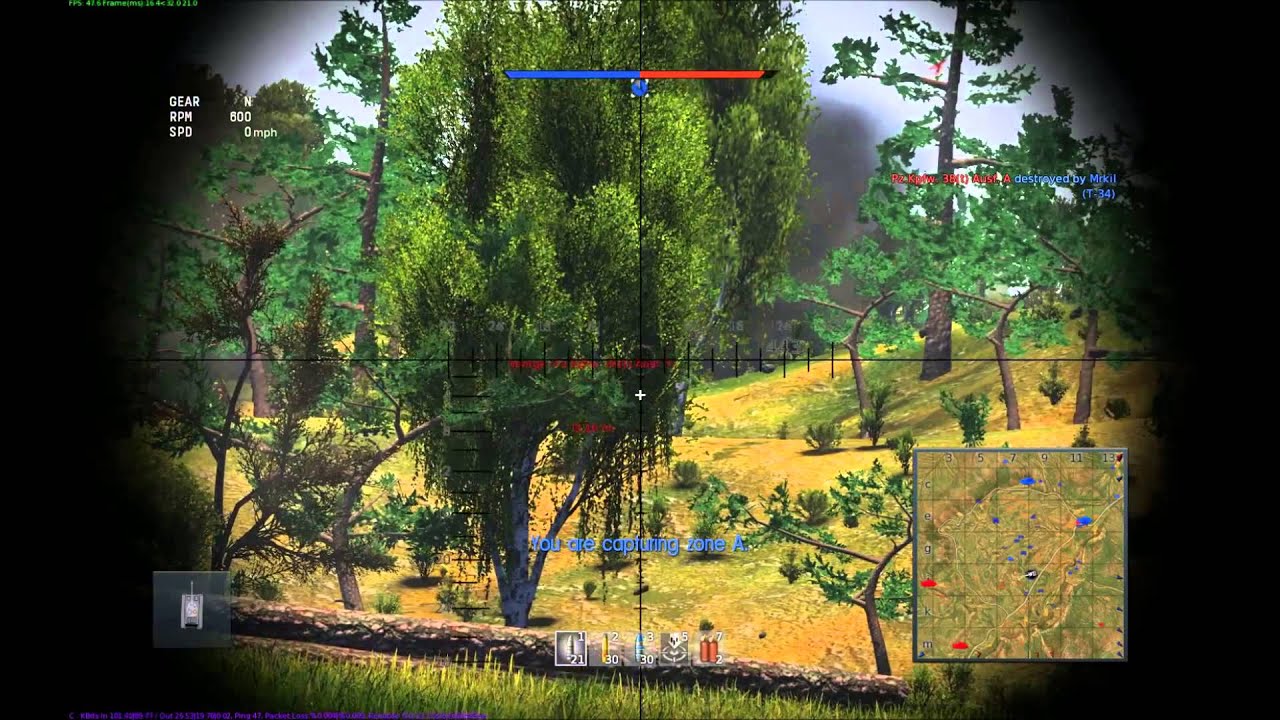 War Thunder Sherman Tank Run - YouTube