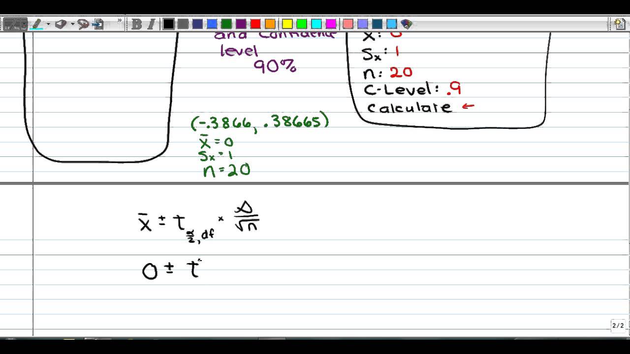 Calculating T with an old TI calculator - YouTube