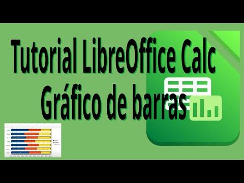Gráfico de barras, LibreOffice calc 7. Cómo crear el gráfico. Modificar propiedades. - YouTube