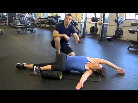 Shoulder and T-spine Mobility (Arm Sweep) - YouTube