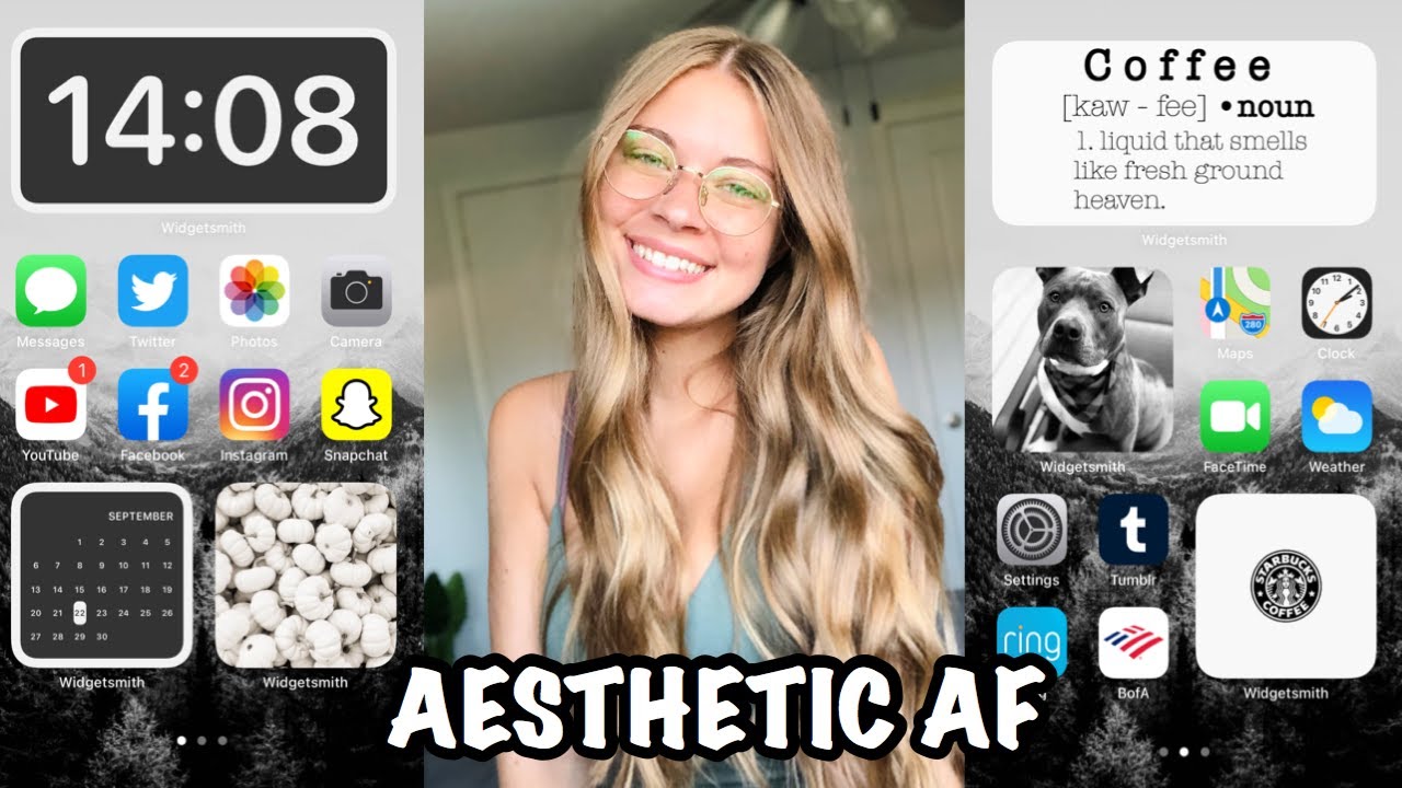 HOW TO CUSTOMIZE YOUR IPHONE WITH IOS14 *aesthetic AF* - YouTube