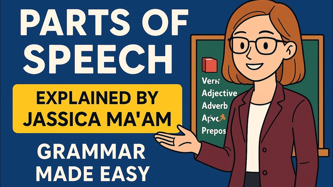 Parts of Speech Explained Simply|Master English Grammar in One Video|By ...