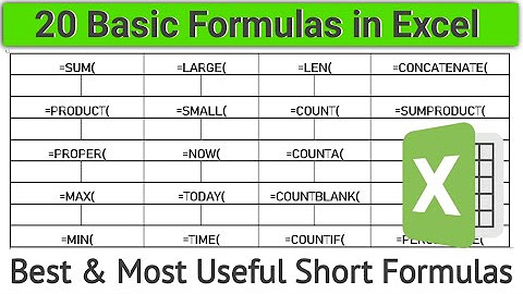 Excel Formula Series - YouTube