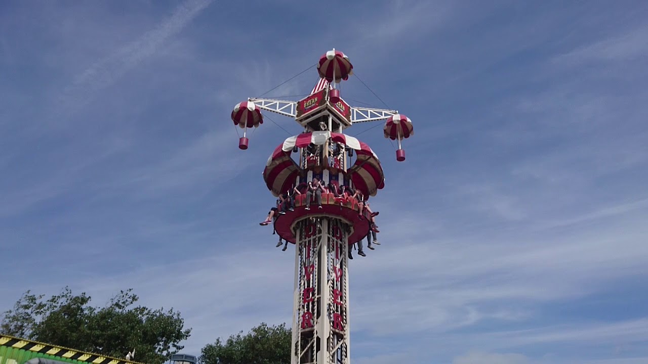 Sky Diver Ride At Brean Theme Park, Somerset - YouTube